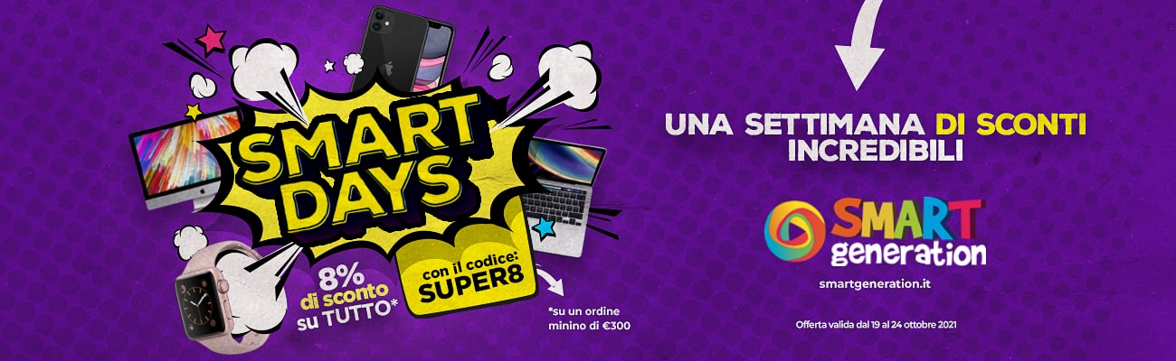 Sono arrivati gli SMART DAYS, 5 giorni di SUPER SCONTI! - Smart Generation
