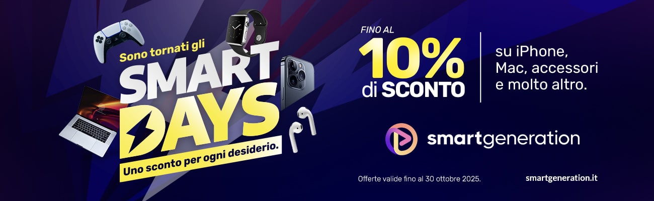 Smart Days: 15 giorni di offerte incredibili su Smart Generation ...